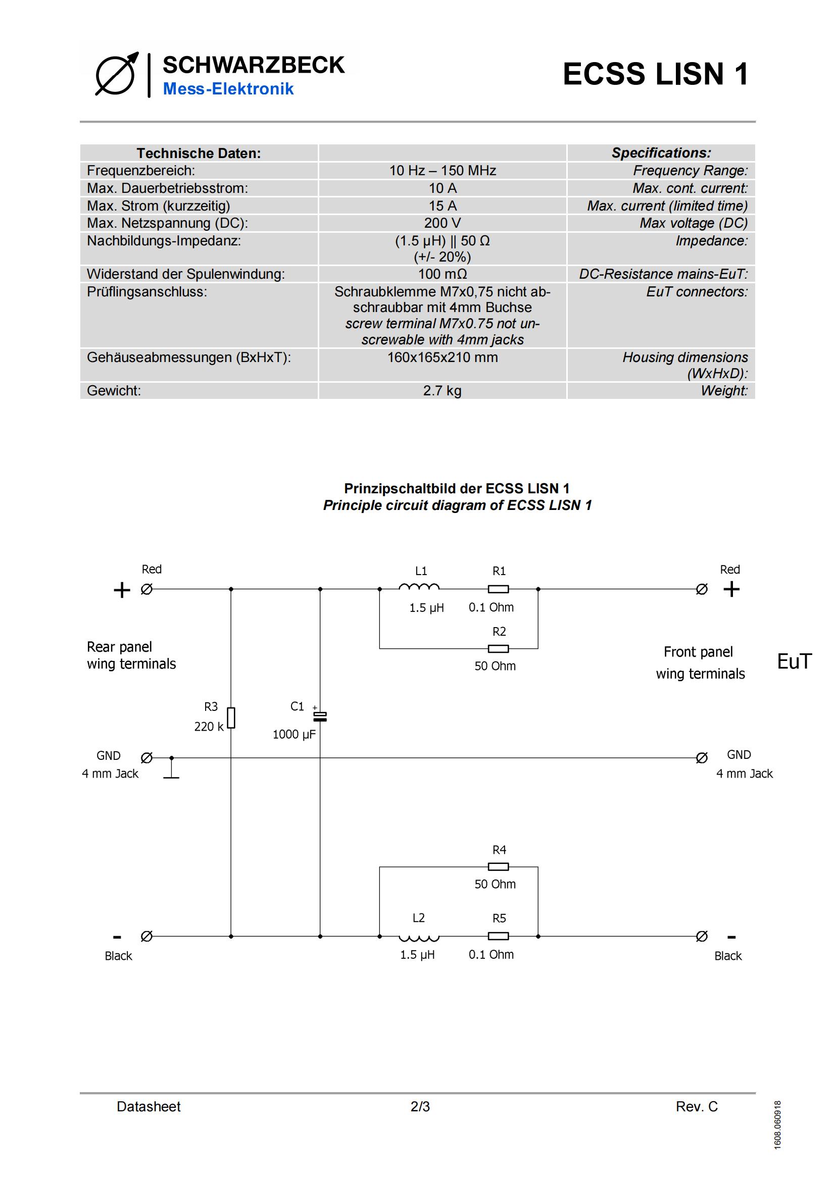 ECSS LISN 1 - 我的网站