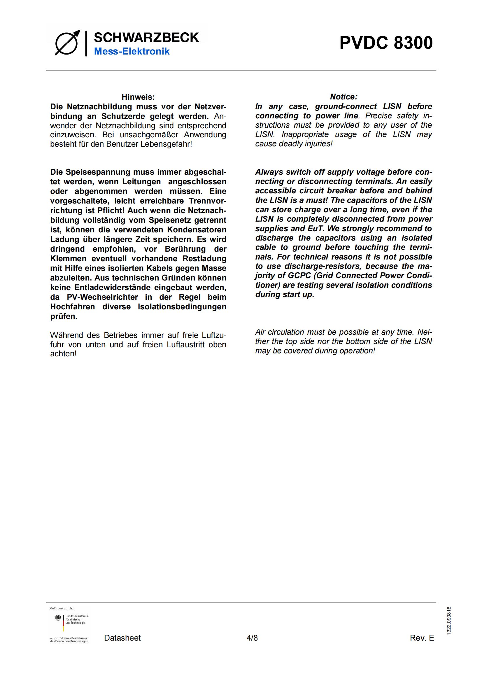 PVDC 8300 - DC-AMN (LISN) - 我的网站