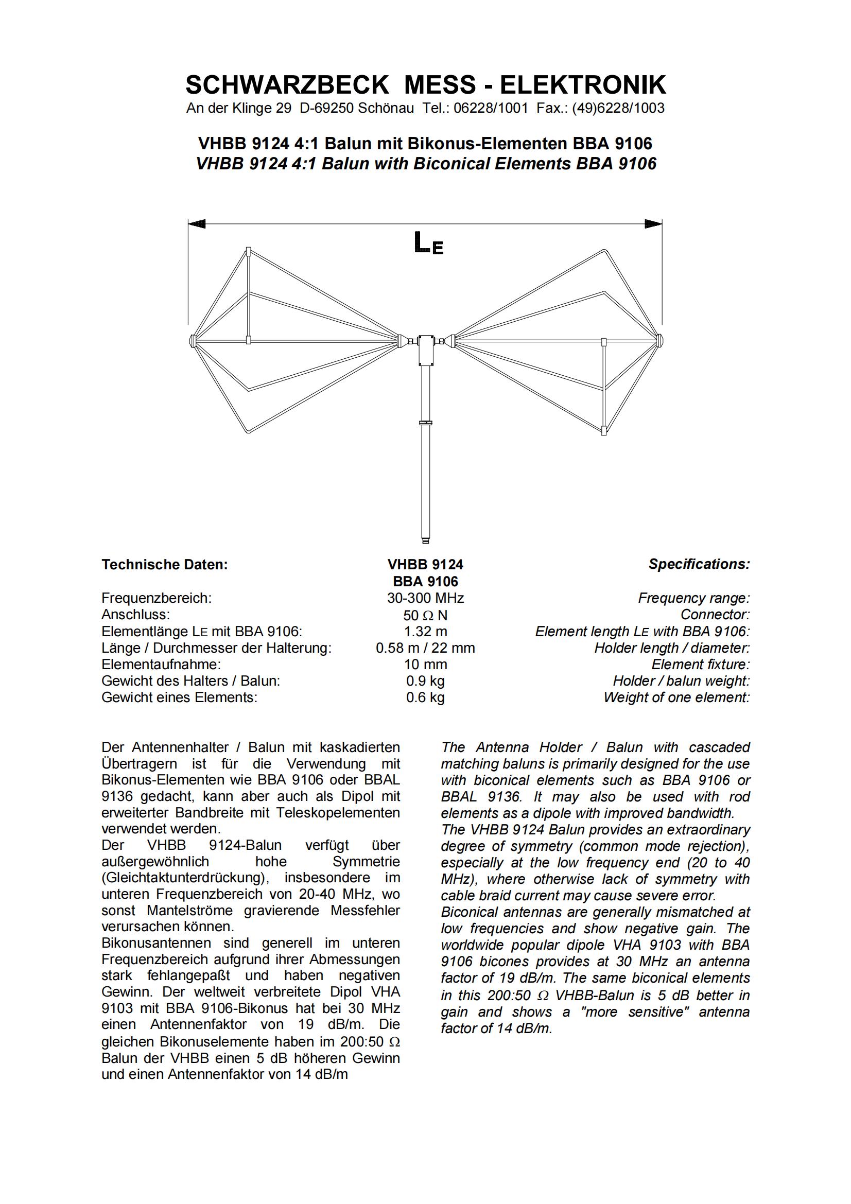 BBA 9106 + VHBB 9124 - 我的网站